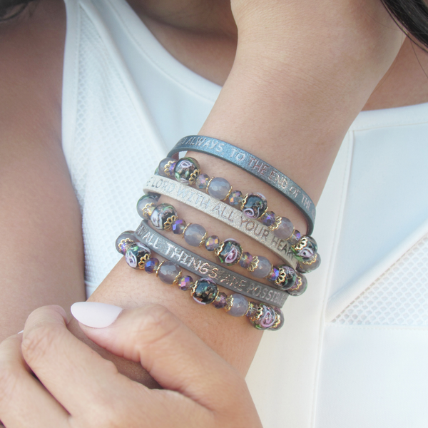 Good Works Immaculate Bible Verse Bracelet - The Rusty Willow Boutique