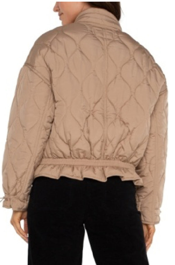 Liverpool-Tan Trucker Jacket - The Rusty Willow Boutique